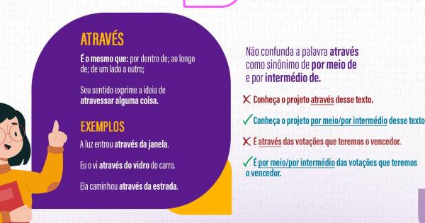 Saiba como usar a palavra através!